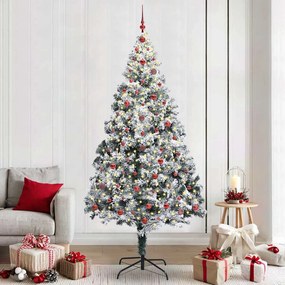Umělý vánoční stromeček Bílá 240 cm PVC, ocel a plast 3396980