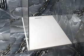 Polysan Kazuko sprchová vanička 120 x 90 cm litý mramor bílá 40340