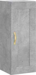 Skříň highboard betonově šedá 34,5x34x180 cm kompozitní dřevo 3200437