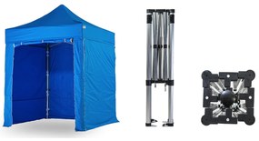 Nůžkový párty stan 2x2 m TENTino SMALL HEXAGON Barva opláštění: 12A - SVĚTLE MODRÁ