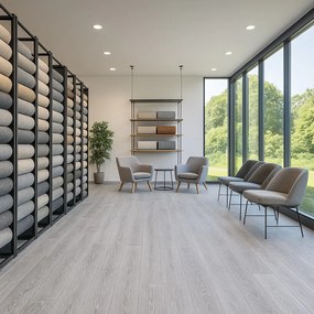 PVC podlaha - lino Texalino Supreme 6182 Pure Oak, na mieru, šíře 5m, hnedá, filc, chodba / predsieň, Beauflor