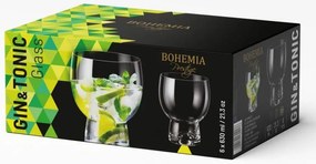 BOHEMIA PRESTIGE GIN TONIC SKLENICE 630ML SADA 6KS