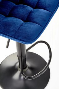 Barová židle- H95- Tmavě modrá