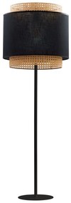 TK LIGHTING Sada osvětlení - BOHO, sestava č. 3, černá/slámová