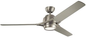 Kichler KLF-ZEUS-60-BN -LED Stmívatelný stropní ventilátor ZEUS LED/10W/230V +DO