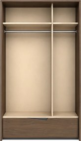 Šatní skříň P31B/LF s osvětlením - 142 × 226 × 60 cm