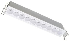 Minimalistické podhledové svítidlo do sádrokartonu Tetris 28 20W CCT bílé