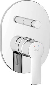 Jika Ponta Style - Baterie pod omítku, s tělesem, chrom H3212H60040001