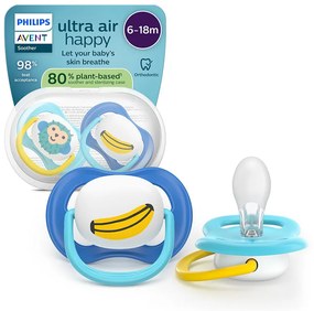 PHILIPS AVENT Šidítko Ultra air obrázek 6-18 m 2 ks Philips Avent Chlapec