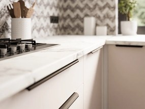 COMO | vysoká skříňka 60 LO-210 2F na vestavnou lednici | 60 cm | bílá/kašmír