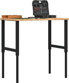 Pracovní stůl světle hnědý 100x60x(71,5–98) cm dub obdélníkový 3309680