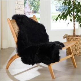 Černá ovčí kožešina Native Natural Sheep, 60 x 120 cm