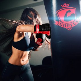 Costway 28,5 kg sada boxovacích pytlů Boxovací pytel s 12 oz boxerskými