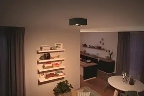 Philips Box 4x4.5W černá / LED stropní bodové svítidlo / 2000lm / 2200