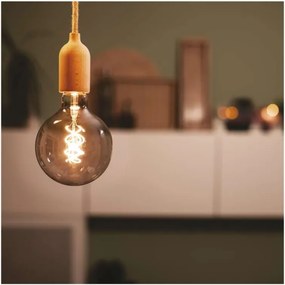 LED žárovka DECO SMOKED G125 teplá bílá