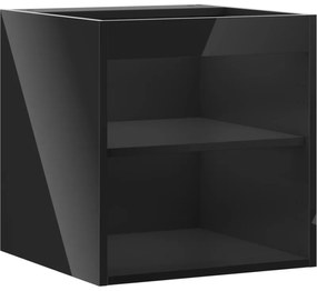 Mexen Box-A korpus skříňky pod umyvadlo 45 cm, černý lesk - 91AX1-0450-470-1-70