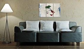 Obraz - Map of Italy - triptych