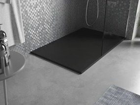 Mexen Otto, SMC obdélníková sprchová vanička 140 x 80 cm, černá, 4N708014