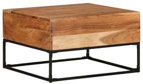 Konferenční stolek 68 x 68 x 41 cm masivní akáciové dřevo