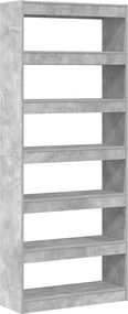 Knihovna 6 úrovní 80 x 30 x 198 cm Kompozitní dřevo 3333919