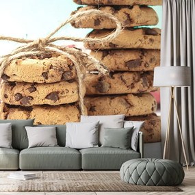 Samolepící fototapeta americké cookies sušenky - 150x100 cm