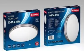 Activejet AJE-TOSCA šedá / Stropní svítidlo / 24W / 78x LED / 2580 lm