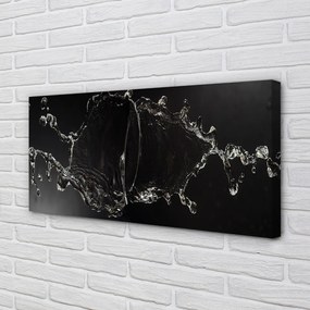 Obrazy na plátně Tryskání vodní kapky 140x70 cm