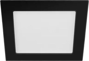 LED podhledové svítidlo Panlux DOWNLIGHT CCT SQUARE IP44 6W černá PN22400013