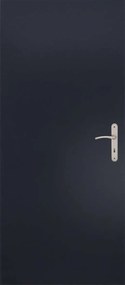 Hörmann ZK Plechové dveře 90 L, 900 × 1970 mm, pozinkované lakované, levé, antracit, plné