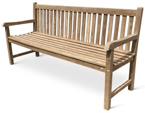 Zahradní dřevěná lavice z teaku Roma 200 cm