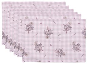 Textilní prostírání Lavander Garden (sada 6ks) – 48x33 cm