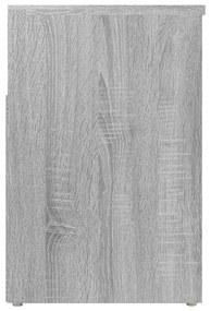 Lavice s botníkem šedá sonoma 60 x 30 x 45 cm kompozitní dřevo
