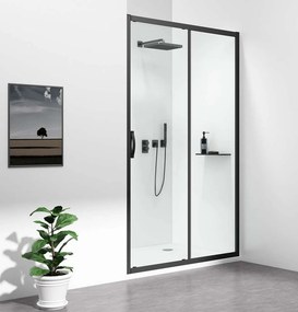 Gelco Sigma Simply - Sprchové dveře 110 cm, čiré sklo/černá GS1111B