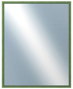 DANTIK - Zarámované zrcadlo - rozměr s rámem cca 80x100 cm z lišty BOX zelená mořená (1751)