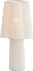 Bílá stolní lampa s textilním stínidlem (výška 50 cm) Musaby – Light &amp; Living
