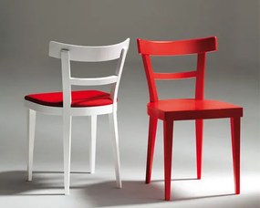 BILLIANI - Židle CAFÉ s čalouněným sedákem