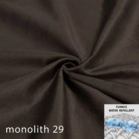Sedací souprava OSLO L | 235x170 | rozkládací + úložný prostor | monolith 29 tmavě hnědá