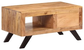 Konferenční stolek 90 x 50 x 45 cm masivní akáciové dřevo - Default Title