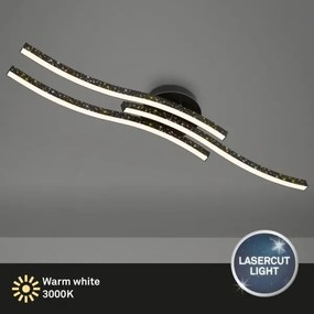 Brilo - LED Stropní svítidlo LED/19W/230V 3000K černá