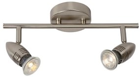Lucide 13955/10/12 - LED bodové svítidlo CARO-LED 2xGU10/5W/230V chrom