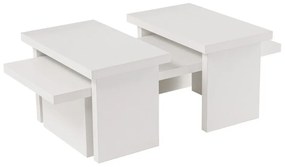 Designový konferenční stolek Xanthe 110 cm bílý