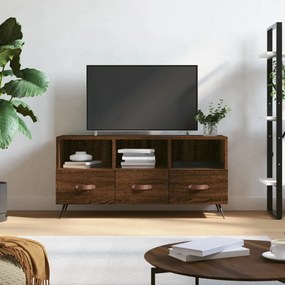 vidaXL TV skříňka 102 x 36 x 50 cm kompozitní dřevo [829008] Barva: hnědý dub
