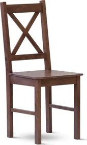 Stima Dřevěná jídelní židle TERA 79 | Odstín: dub lanýž,Sedák: geneza soft F57 rosso