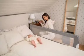 MoMi LEXI XL PLUS Zábrana na postel béžová