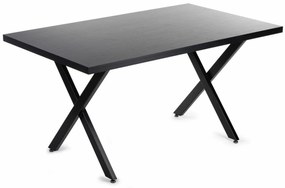 Jídelní stůl STORMI 150 cm černý