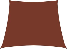 vidaXL Stínicí plachta oxfordská látka lichoběžník 3/5 x 4 m [135133] Barva: Cihlová
