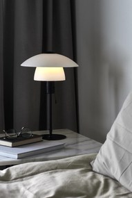 Nordlux Verona  , stolní lampa sklo, kov IP20 Varianta: opálové sklo, černá