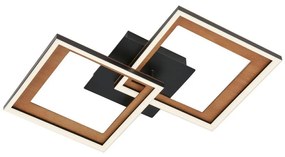 Brilo - LED Stmívatelný přisazený lustr FRAME 2xLED/11W/230V BL1264
