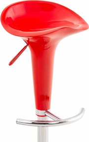 Barová židle Saddle – červená