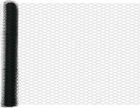 Hexagonální kotvení plotu 10 x 1,2 m Ocel potažená PVC Zelená 3352643